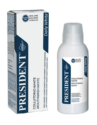 Colluttori e gel anti-placca President white collutorio 250 ml | Granfarma