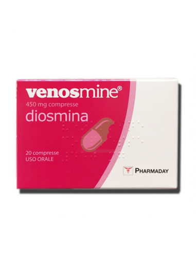 Trattamenti venotonici gambe Venosmine 20 cpr 450 mg | Granfarma
