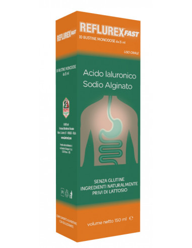 Reflusso rimedi Reflurex fast 10 bustine da 15 ml | Granfarma