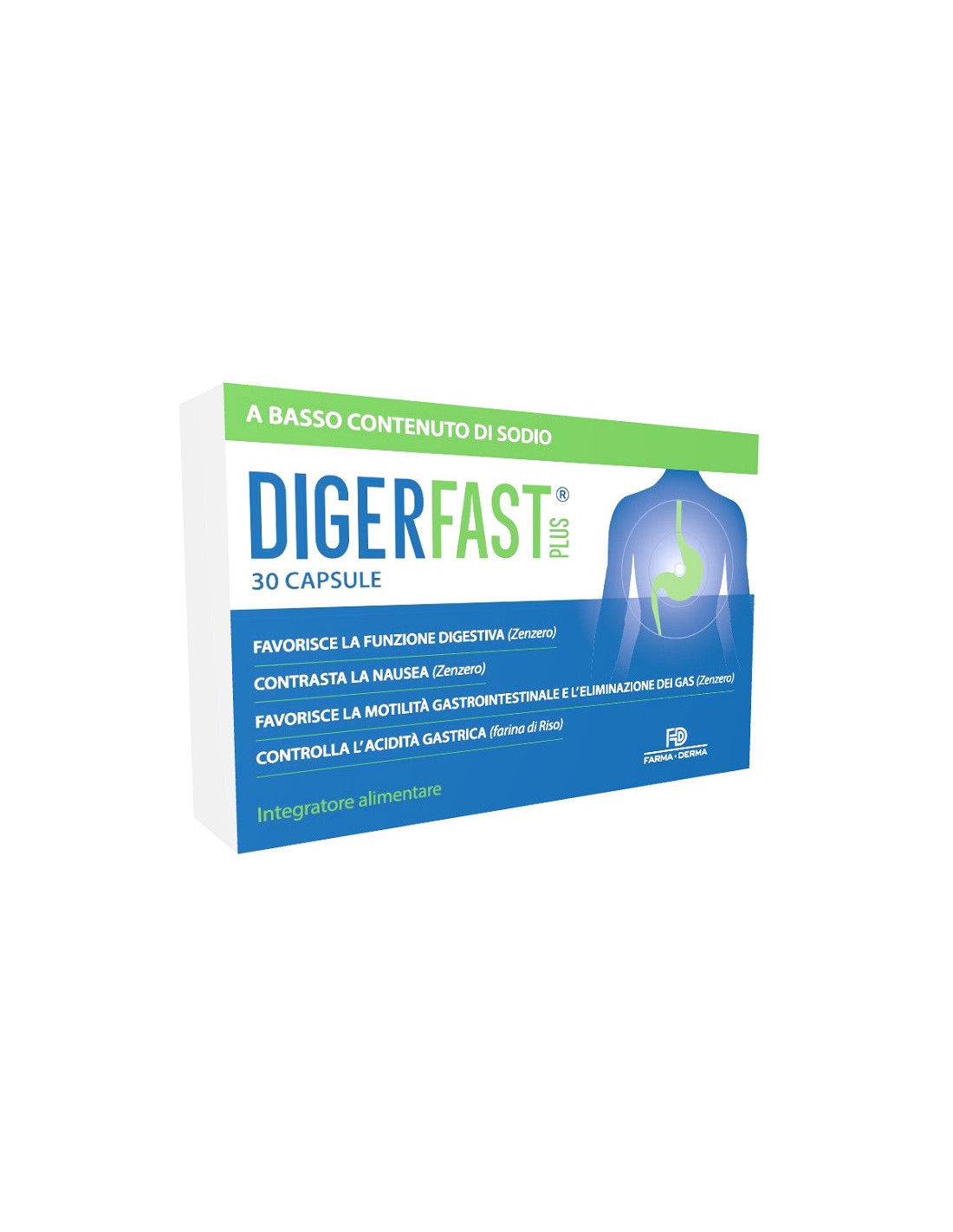 Acidità di stomaco rimedi Digerfast plus 30 capsule | Granfarma