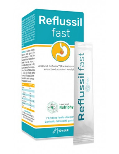 RIMEDIO PER REFLUSSO GASTRO-ESOFAGEO REFLUSSIL FAST 10 STICK-PACK DA 10 ...