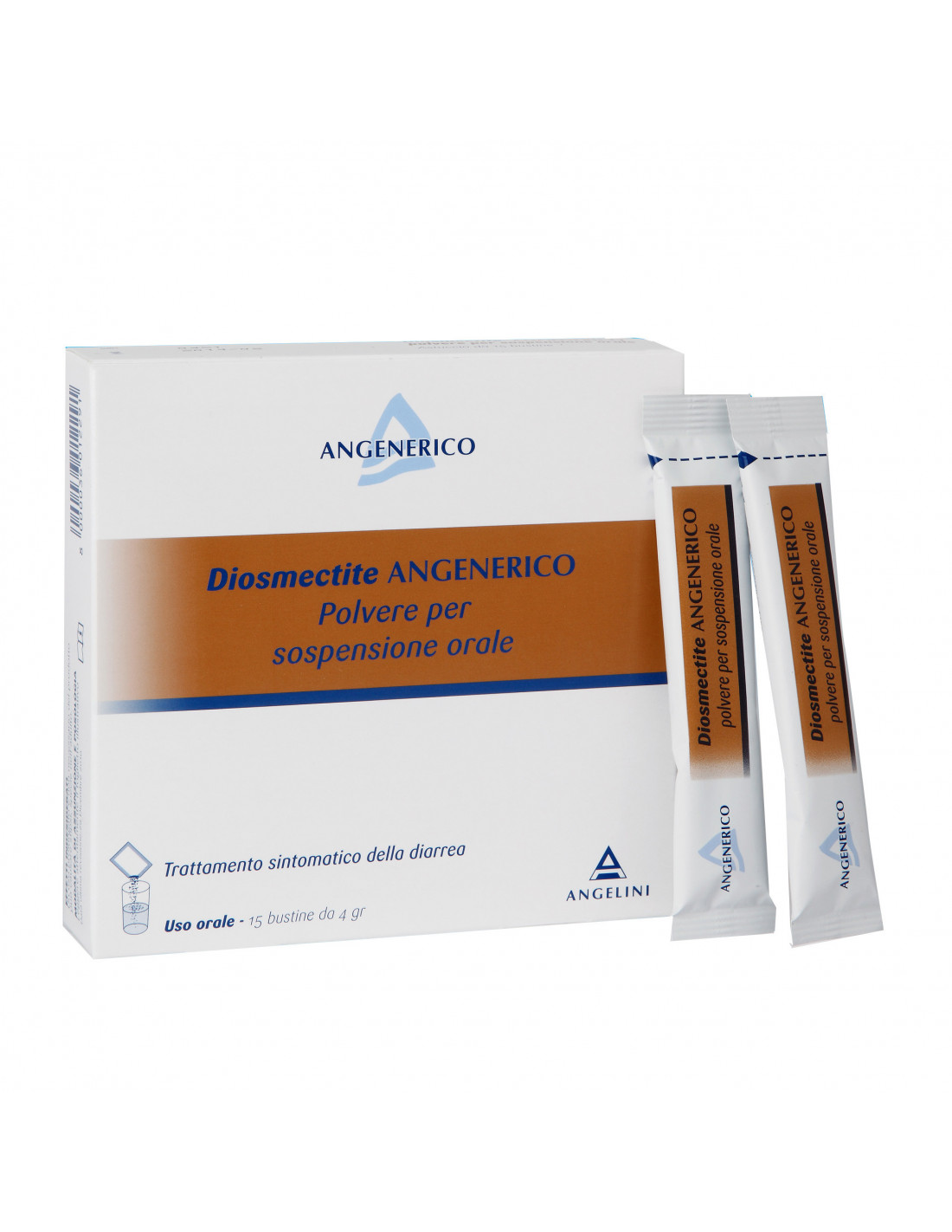 Diarrea rimedi Diosmectite angelini 15 bustine da 4 g | Granfarma