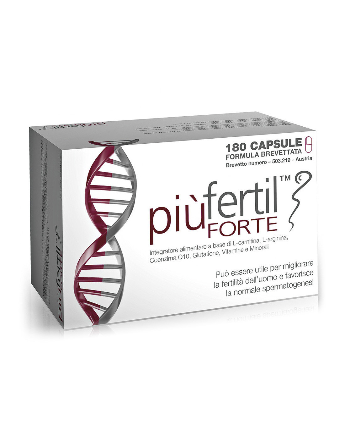 Integratori di fertilità Piu' fertil forte 180 capsule | Granfarma