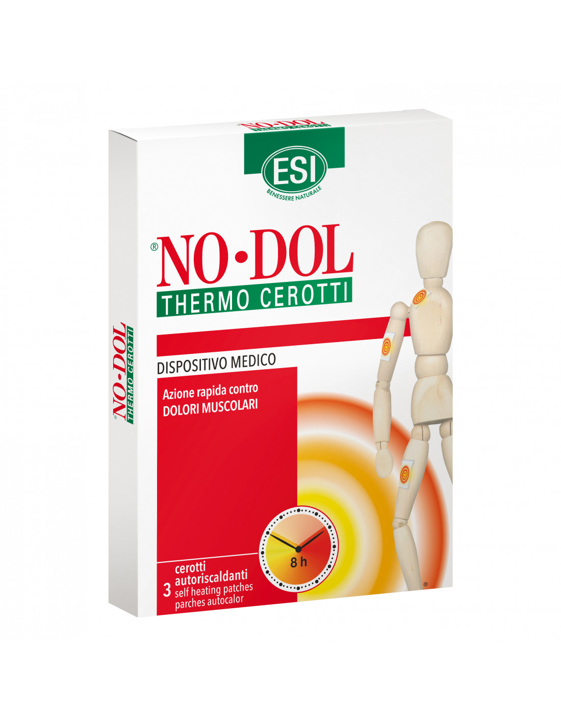 Dolori muscolari rimedi Esi nodol thermo cerotti 3 pezzi | Granfarma
