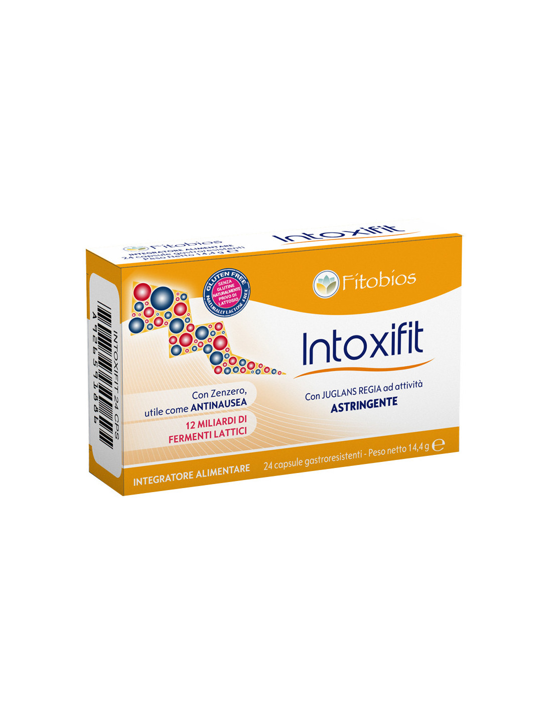 Prodotti omeopatici Intoxifit 24 capsule gastroresistenti 600 mg ...