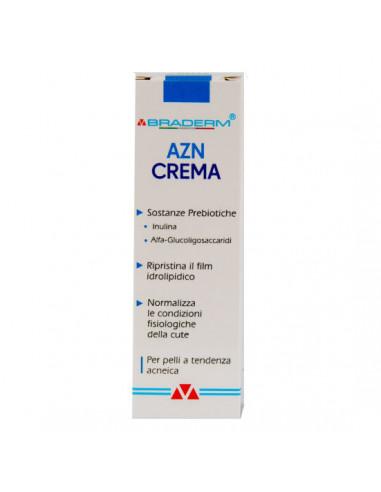 Trattamenti idratanti viso pelle grassa Azn crema 30 ml braderm | Granfarma