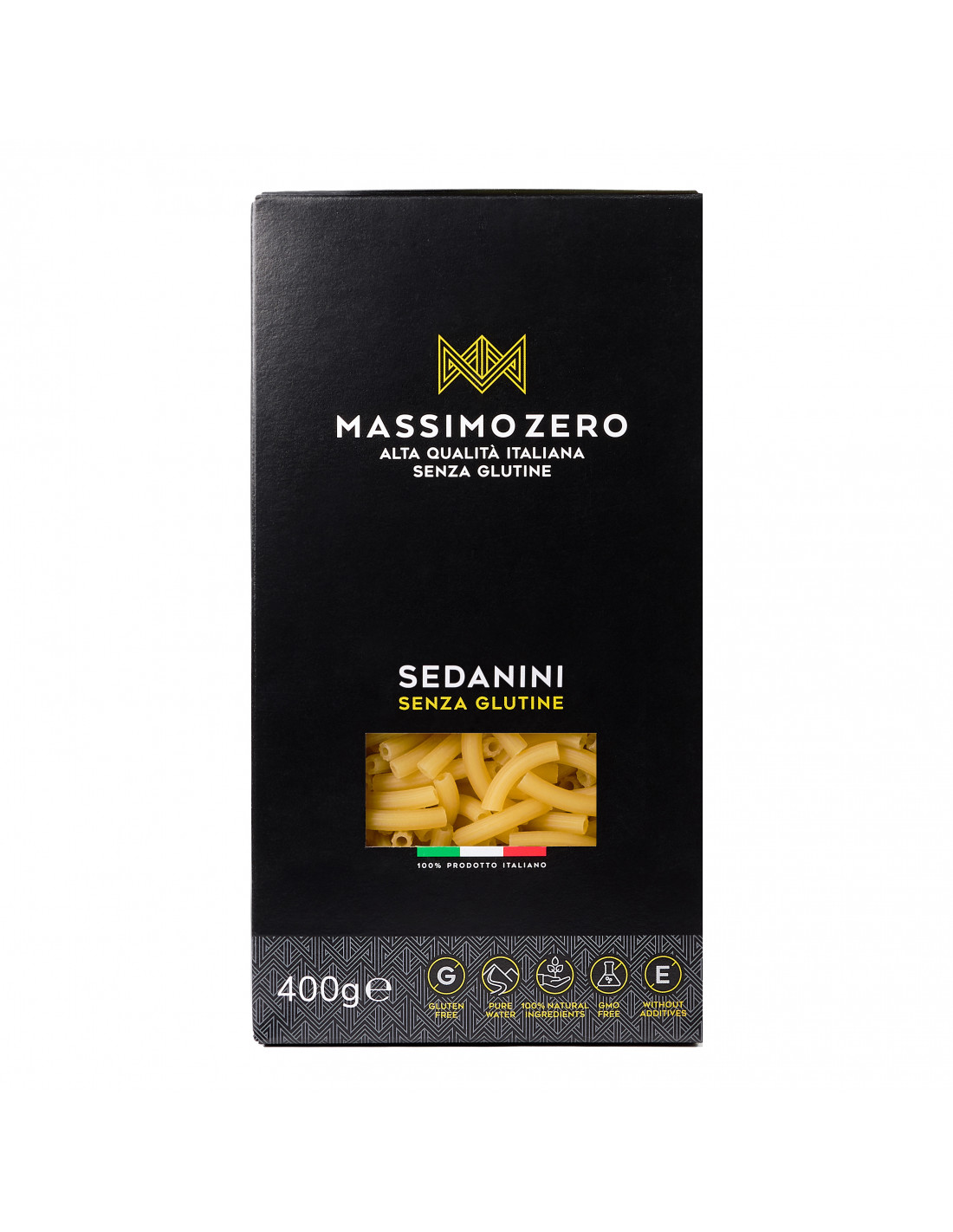 Pasta senza glutine Massimo zero sedanini rigati 400 g | Granfarma