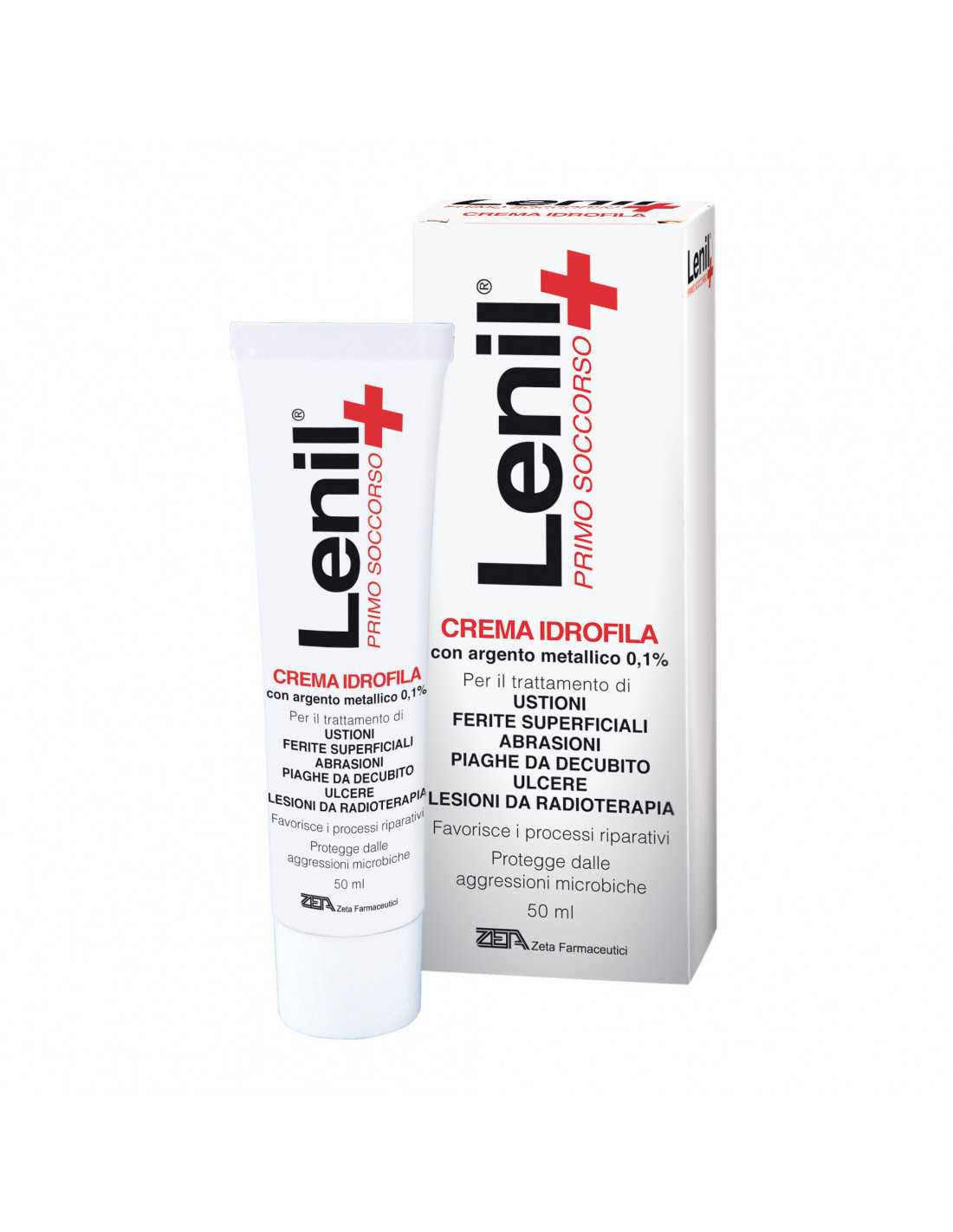 Cicatrizzanti Lenil primo soccorso 50 ml crema idrofila | Granfarma