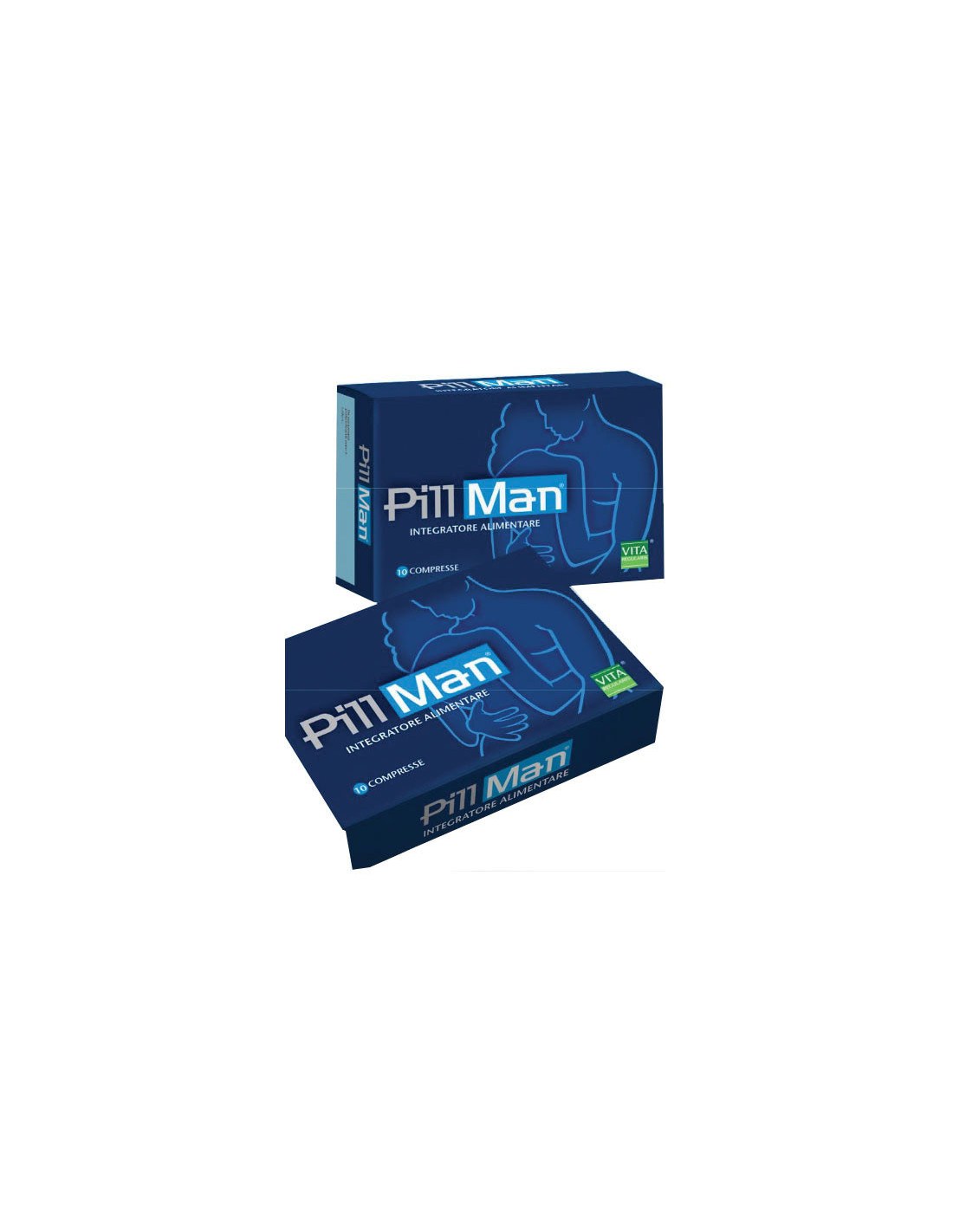 Energia e ricarica integratori Pill man 10 compresse | Granfarma