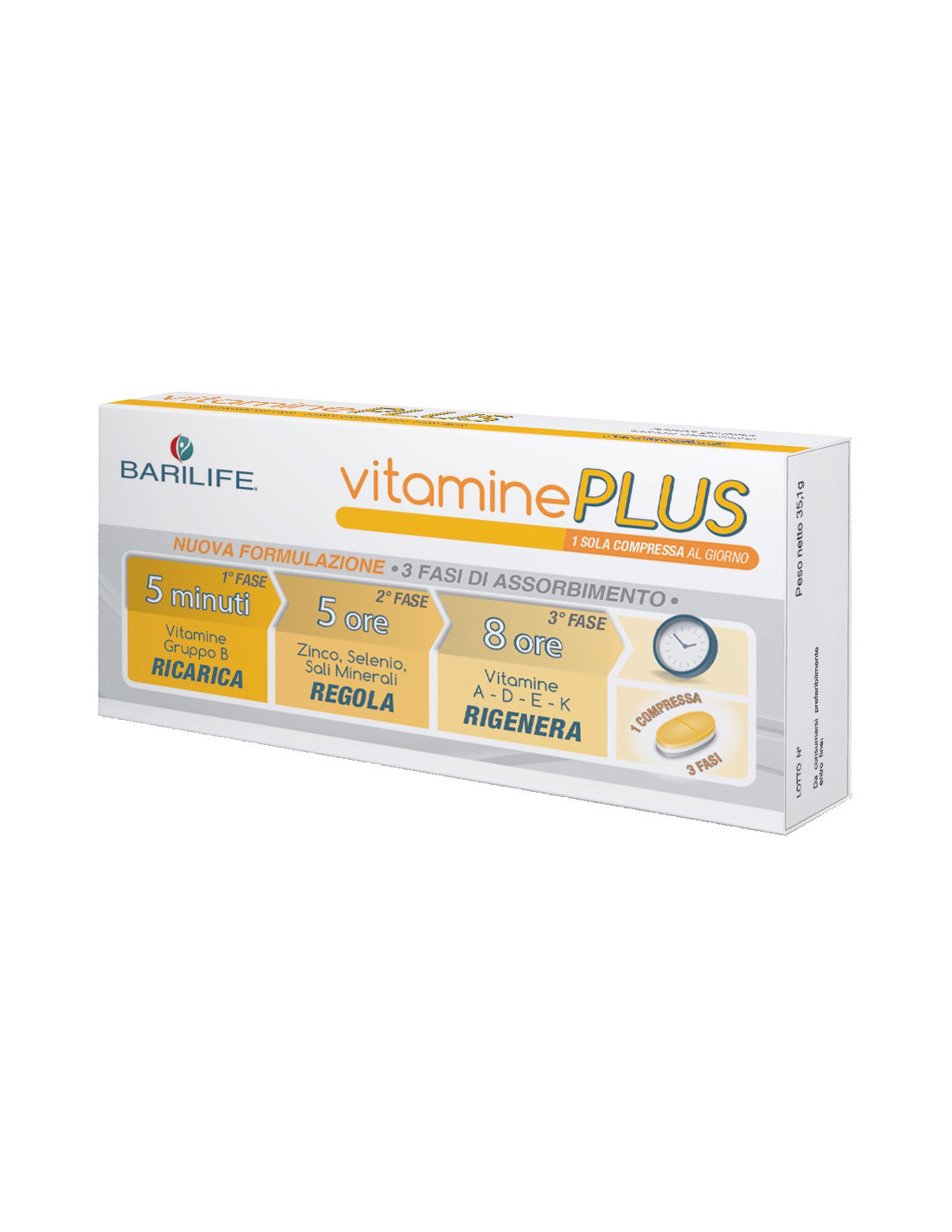Energia e ricarica integratori Barilife vitamine plus 30 compresse ...