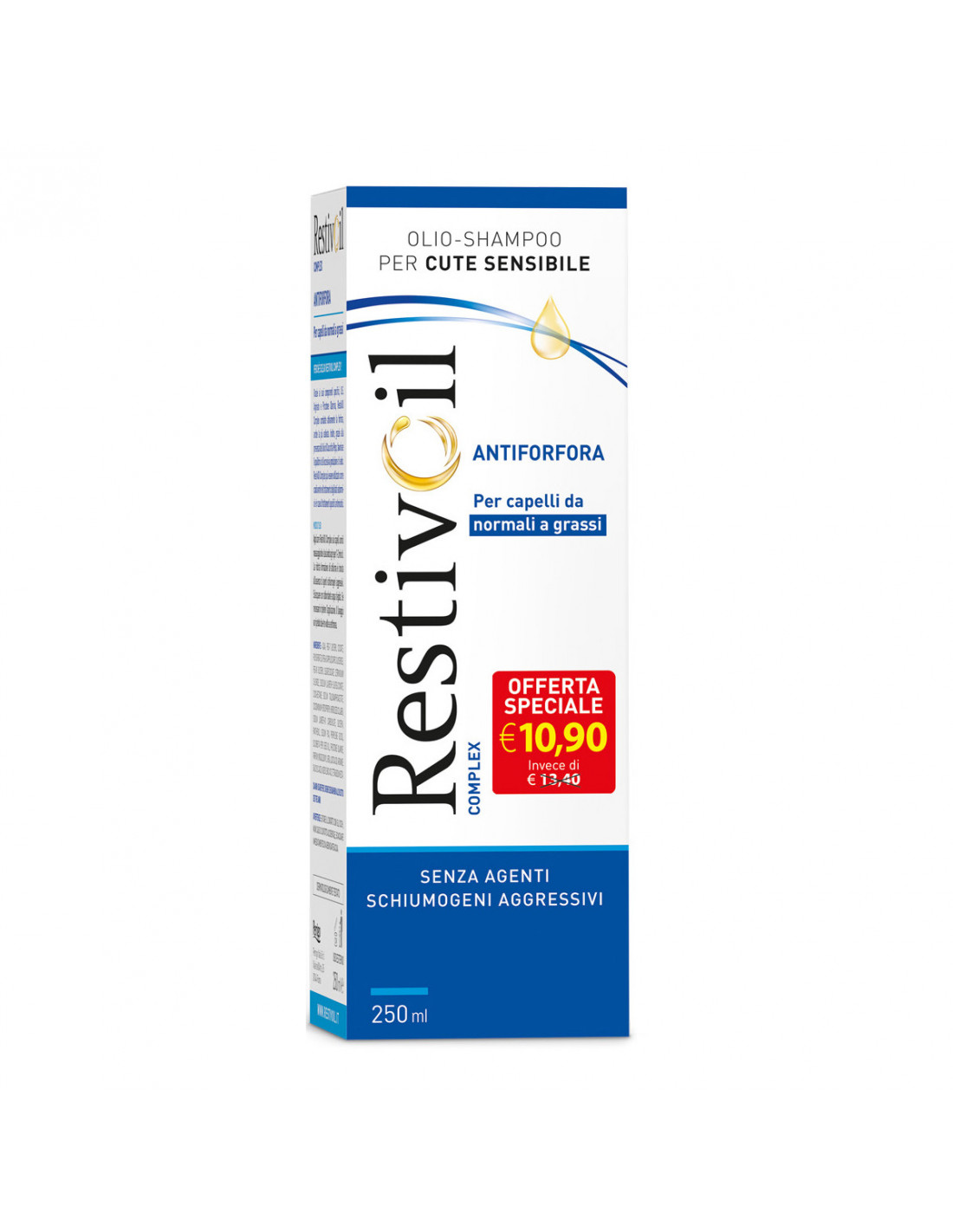 Prodotti anti-forfora Restivoil fisiologico 250 ml taglio prezzo ...