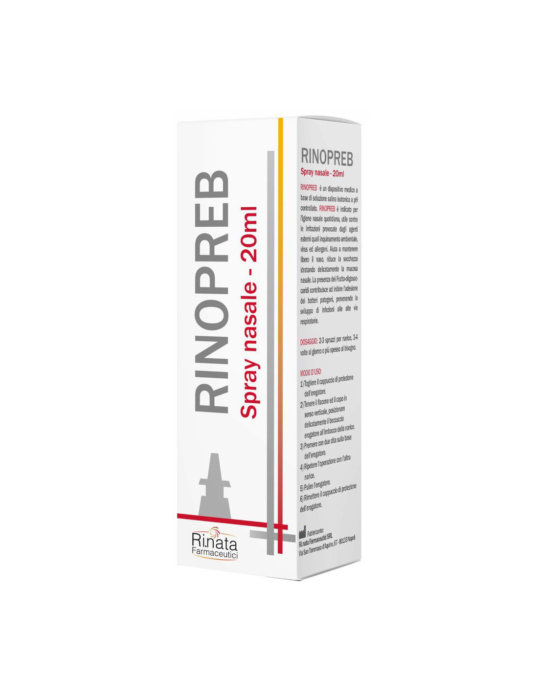 Raffreddore rimedi Rinopreb spray nasale 20 ml | Granfarma