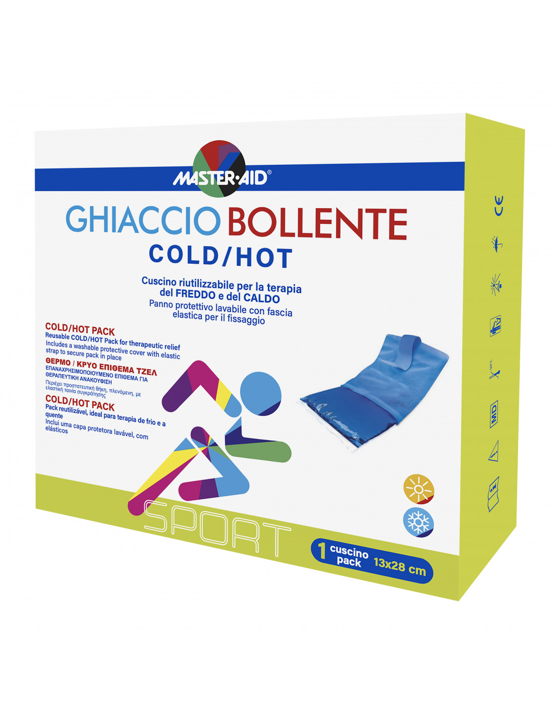 Cuscinetti gel freddo Ghiaccio bollente terapia caldo/freddo master-aid ...