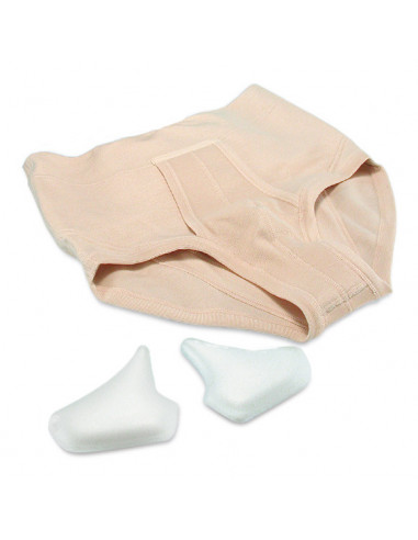 Cinti erniali Mutanda elastica ortopedica per ernia con cuscino misura ...