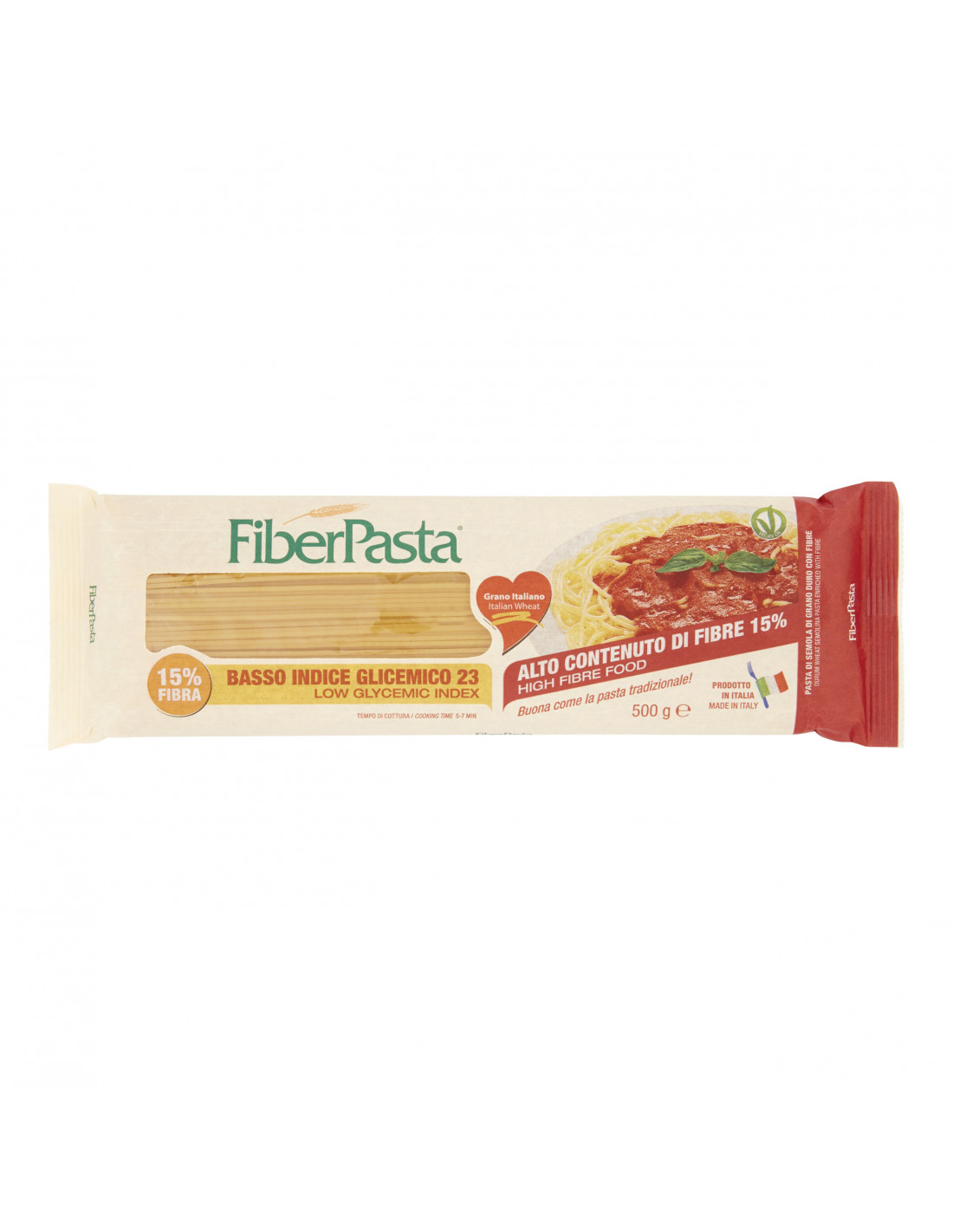 Alimenti senza zucchero Fiberpasta diet spaghetti 500 g | Granfarma