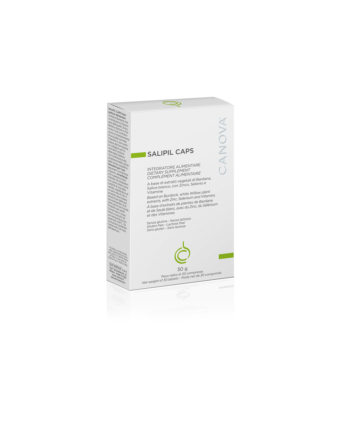 Trattamenti acne Canova salipil caps 30 compresse nuova confezione ...