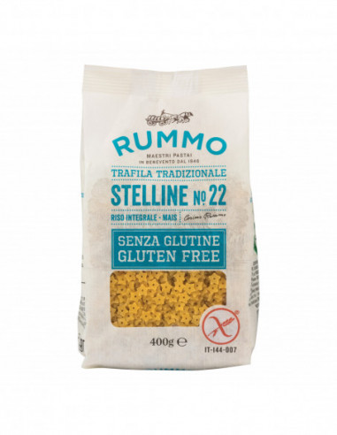 Pasta senza glutine Rummo stelline n22 riso integrale e mais 400 g ...