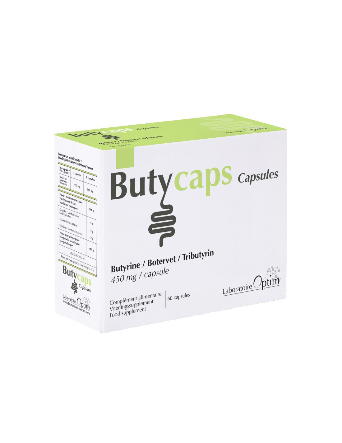 Stomaco e intestino Butycaps 60 capsule | Granfarma
