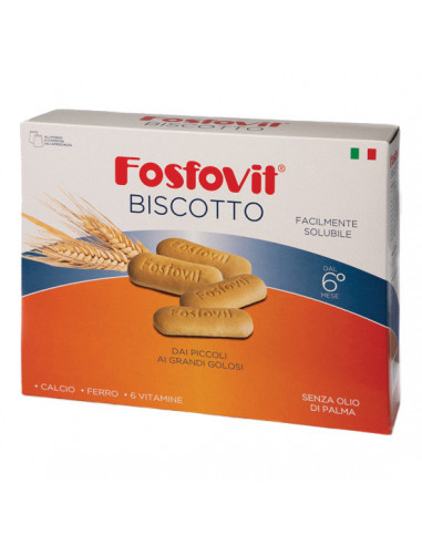 Merende e sanck neonati Fosfovit biscotto 750 g | Granfarma