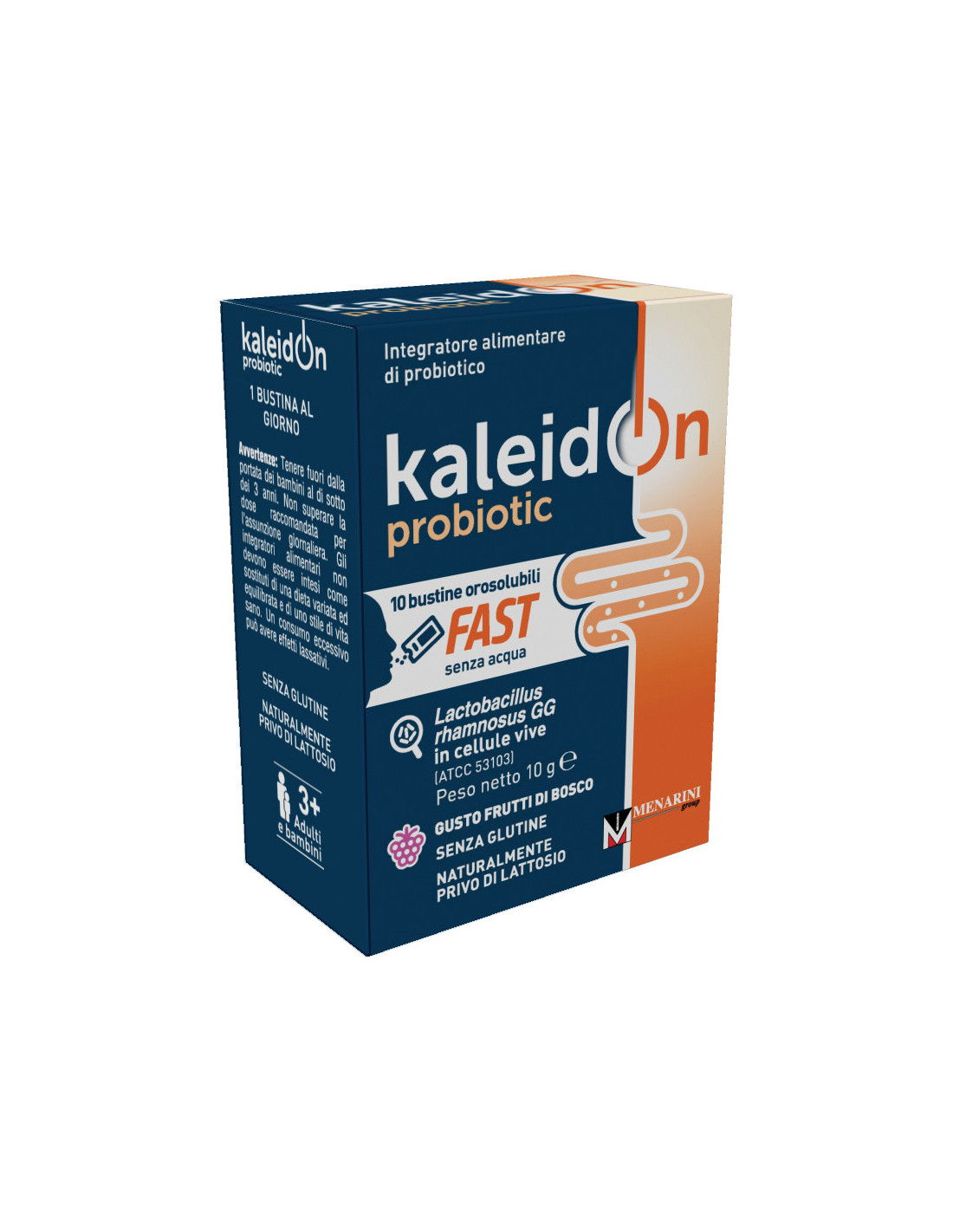 Fermenti lattici Kaleidon probiotic fast frutti di bosco 10 buste ...