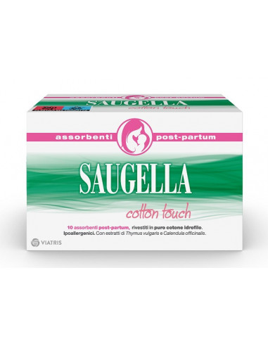 Assorbenti post-parto Saugella cotton touch assorbenti postpartum 10 ...