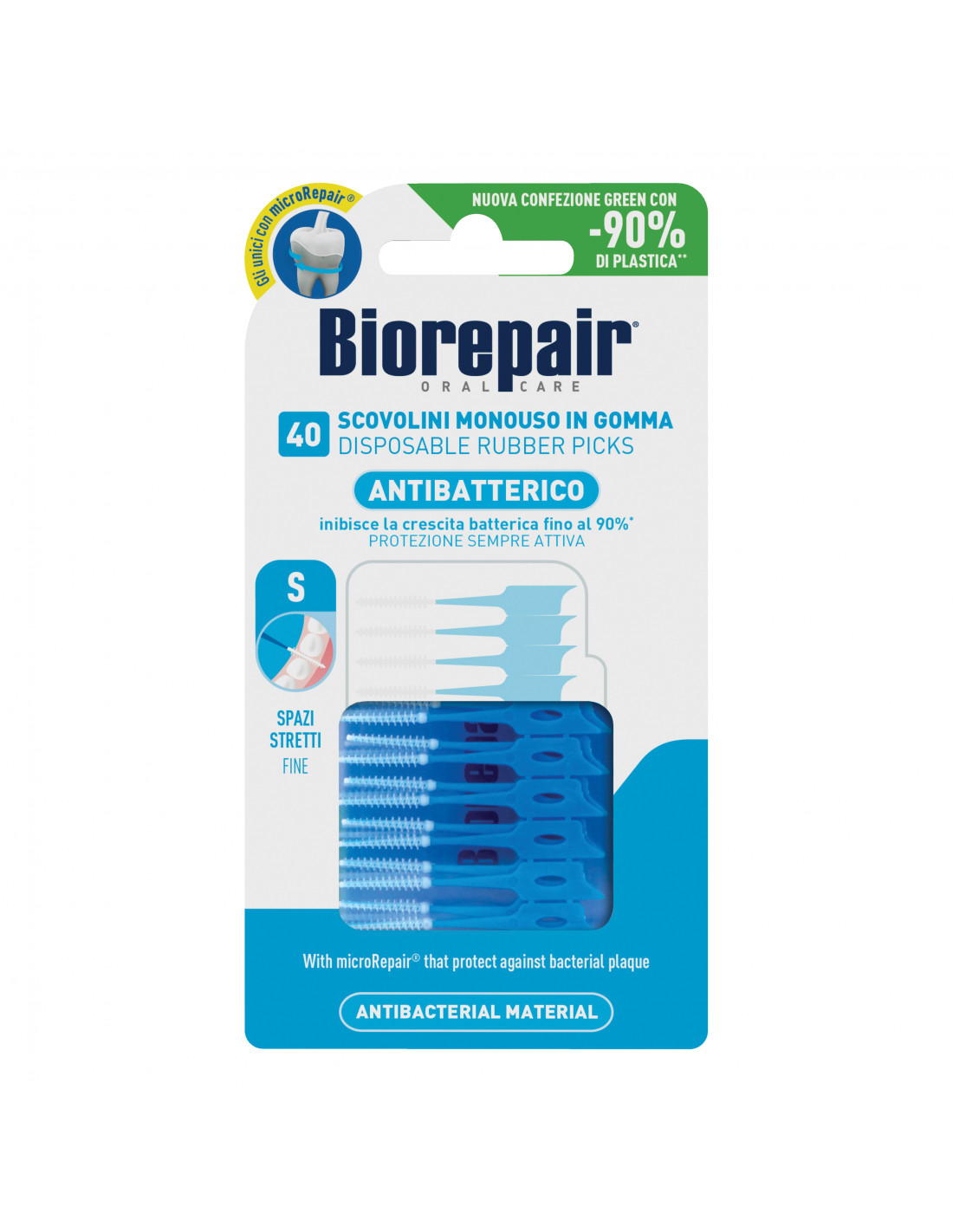 Scovolini dentali Biorepair oral care antibatterico scovolini monouso ...