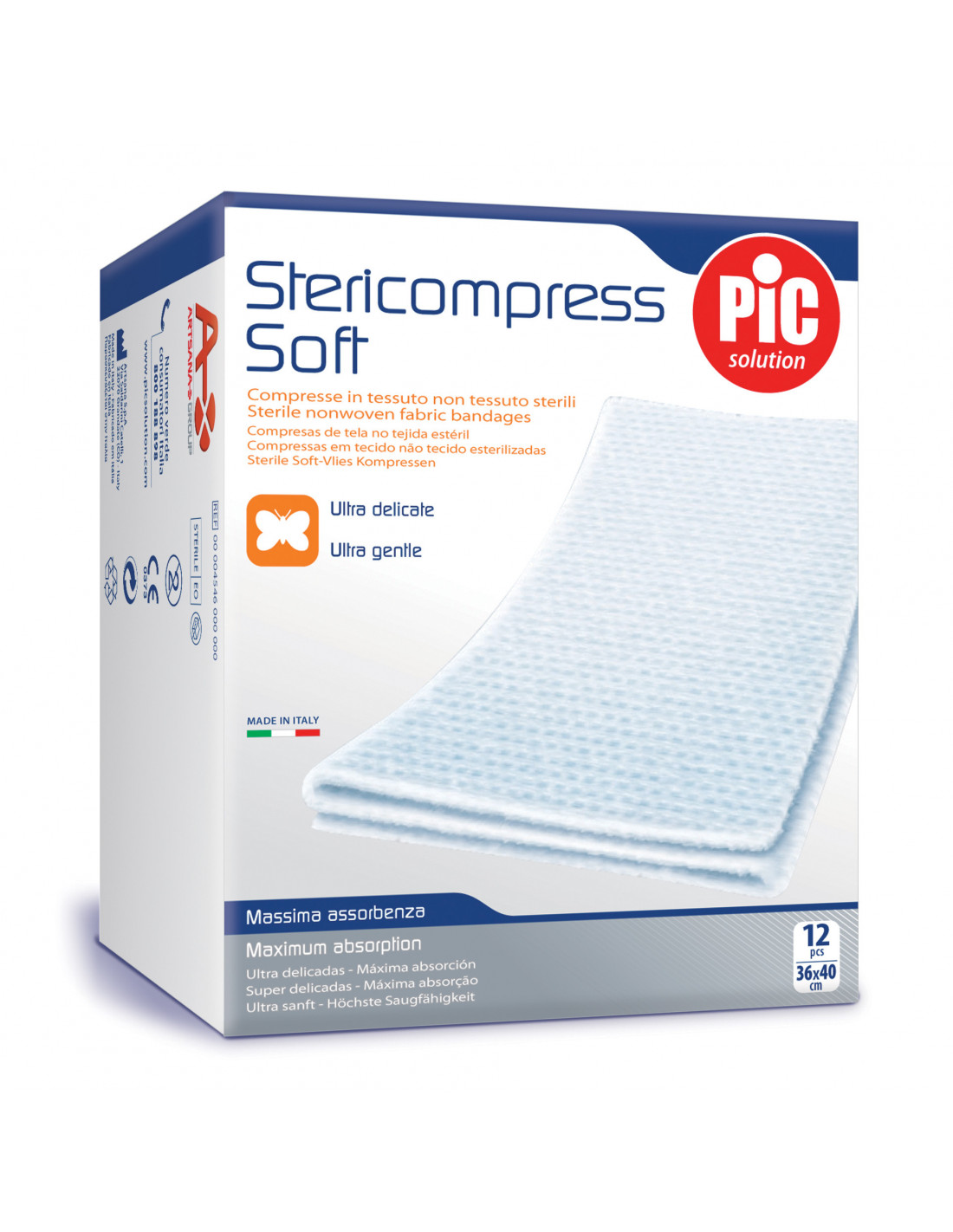 Cerotti classici tnt Garza in tessuto non tessuto pic 10x10cm 25 pezzi ...