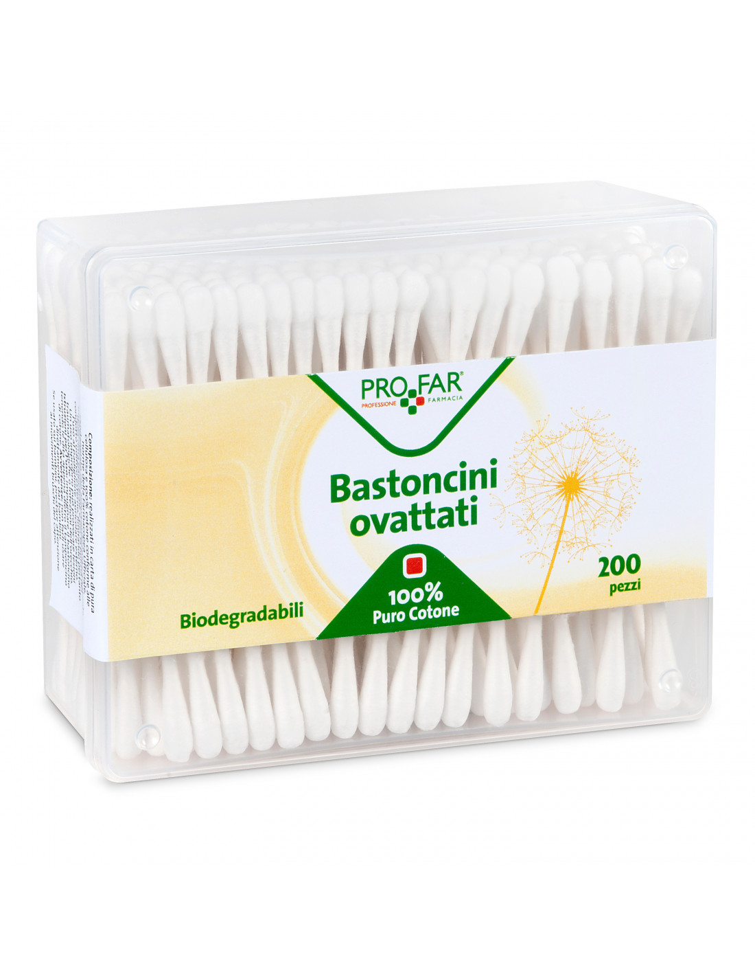 Cotton fioc Profar bastoncini ovattati 200 pezzi | Granfarma