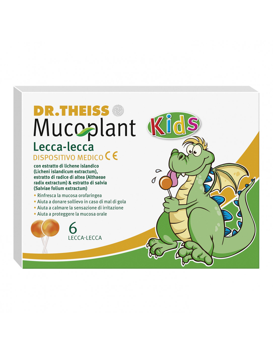 Disinfettanti bocca e gola Theiss mucoplant lecca lecca gola 6 pezzi ...