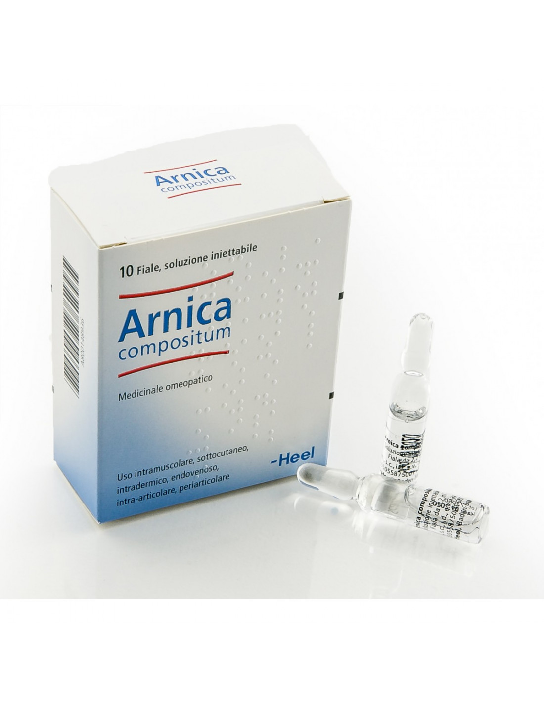 RIMEDIO DOLORI MUSCOLARI E ARTICOLARI ARNICA HEEL COMPLEX 10 FIALE ...