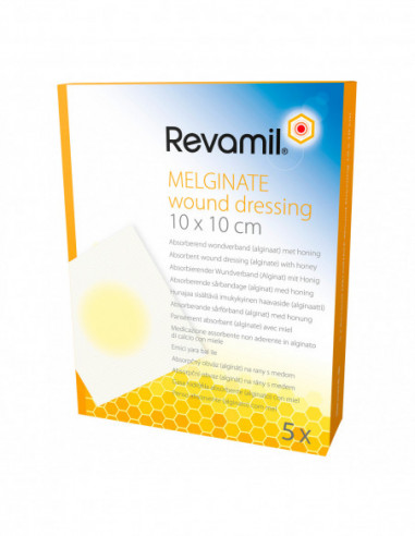 Medicazione avanzata Garza medicata revamil melginate alginato miele ...
