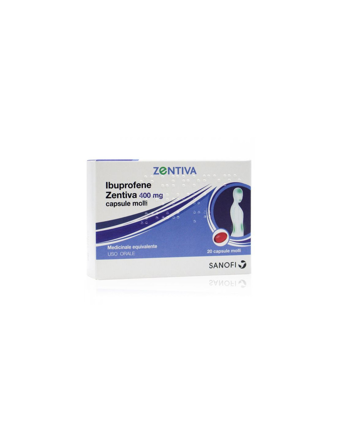 Rimedio dolore Ibuprofene Zentiva 20 capsule molli 400mg | Granfarma