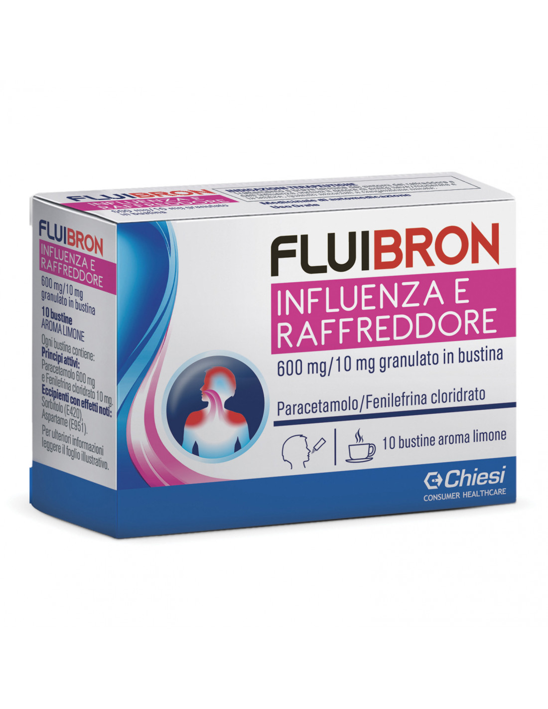 Febbre e raffreddore rimedi Fluibron influenza e raffreddore orale grat ...