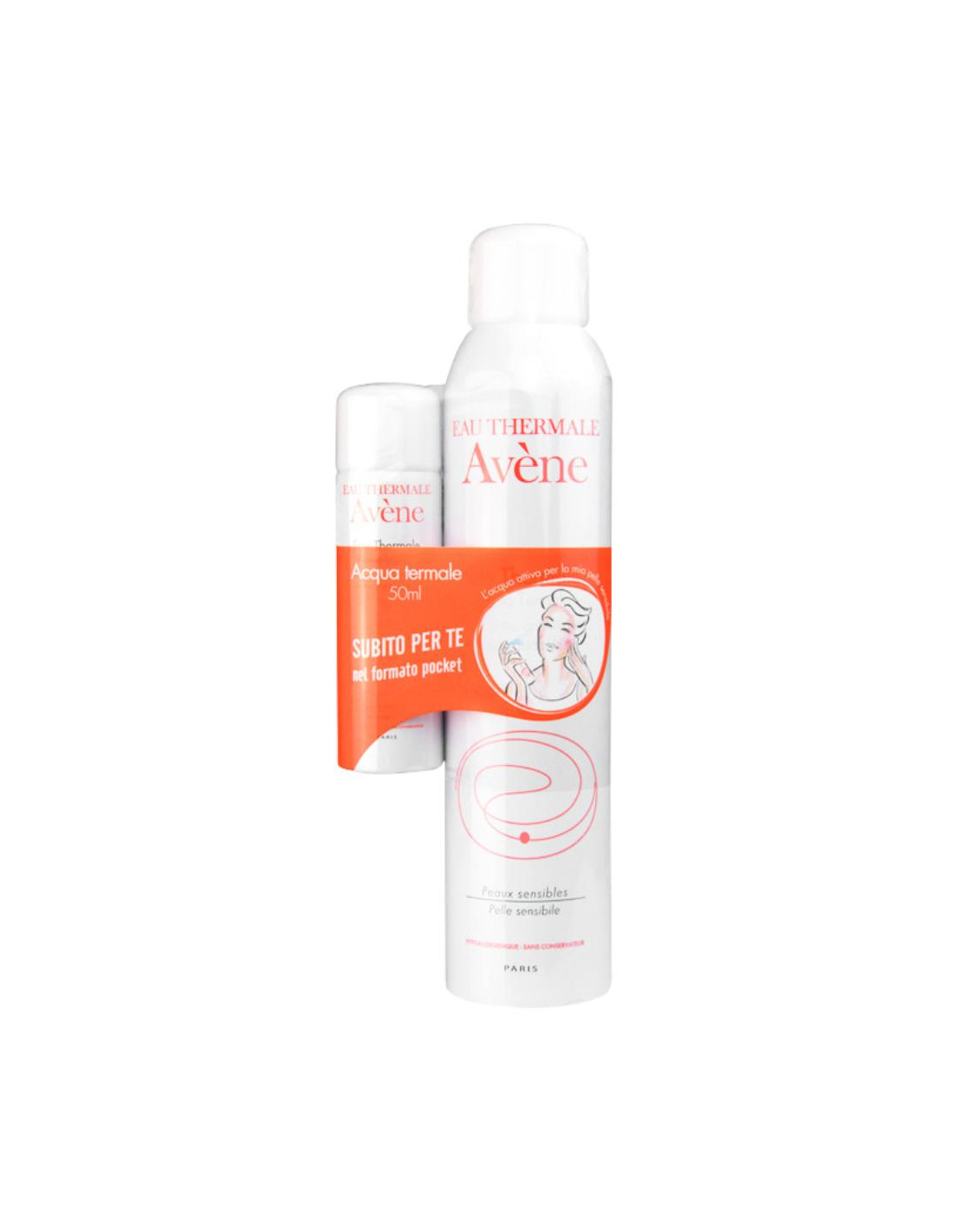 Trattamenti idratanti viso pelle secca Eau thermale avene kit acqua ...