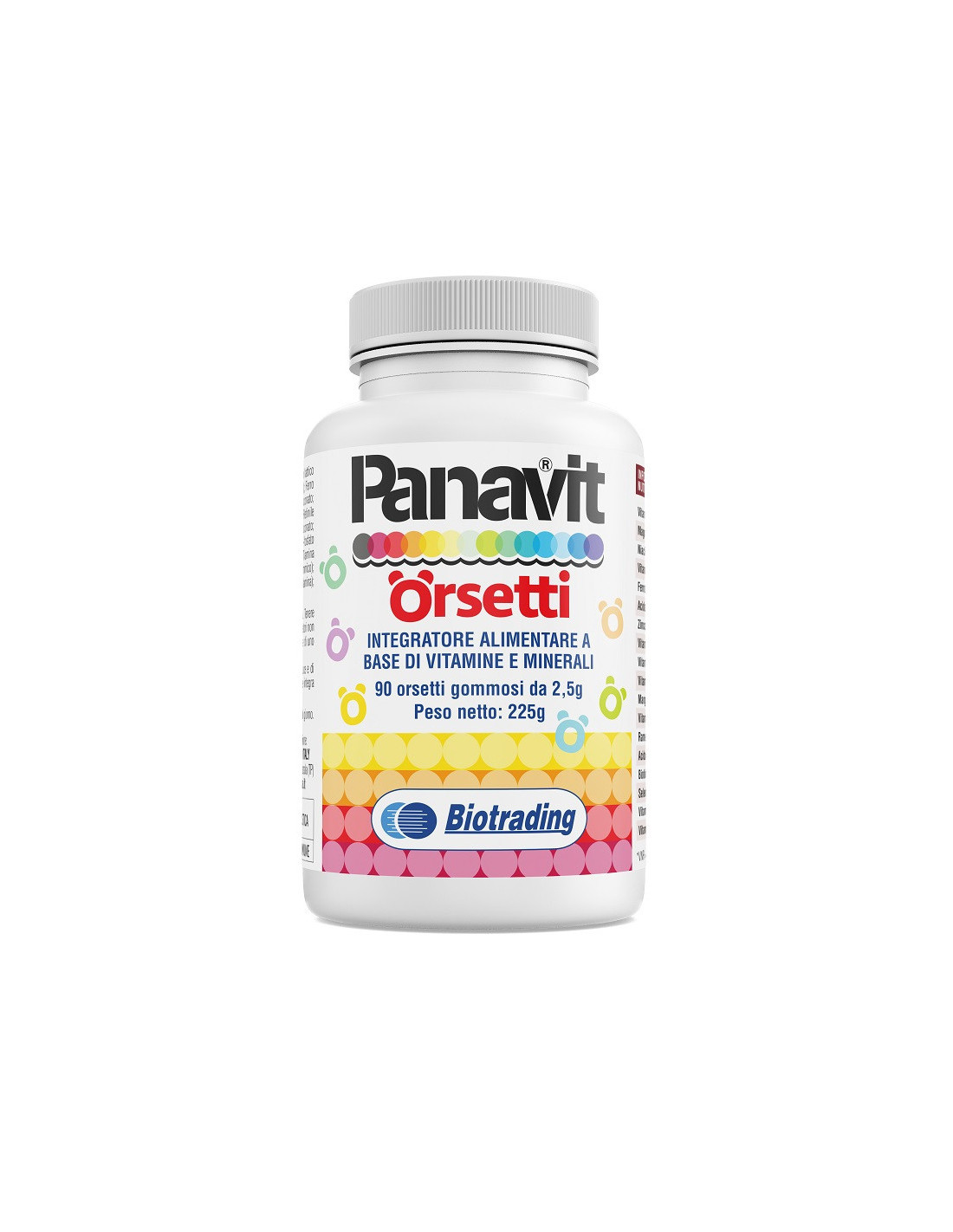 Energia Bimbi: integratori alimentari Panavit orsetti gommosi 90 pezzi | Granfarma