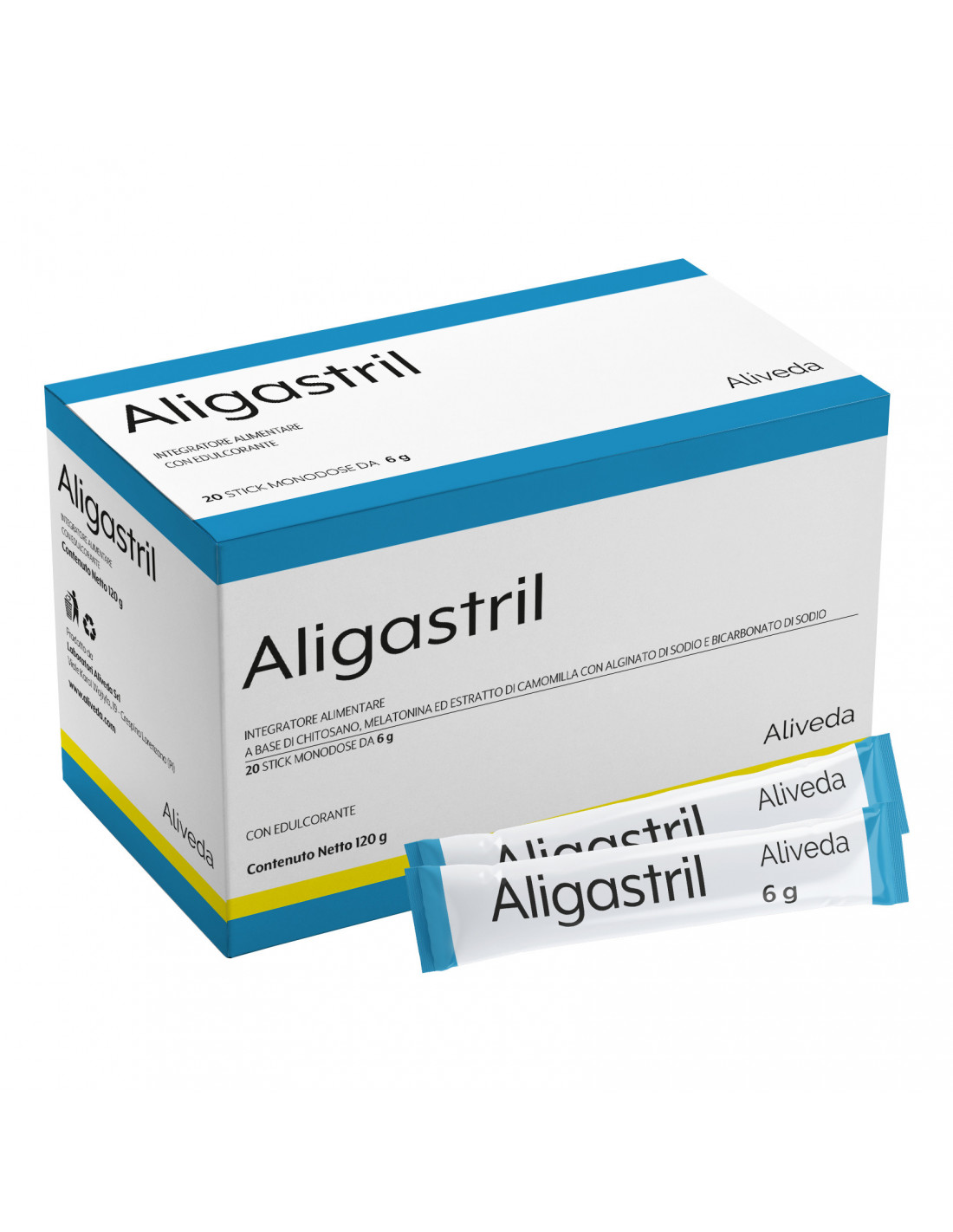 Acidità di stomaco rimedi Aligastril polvere 20 stick | Granfarma