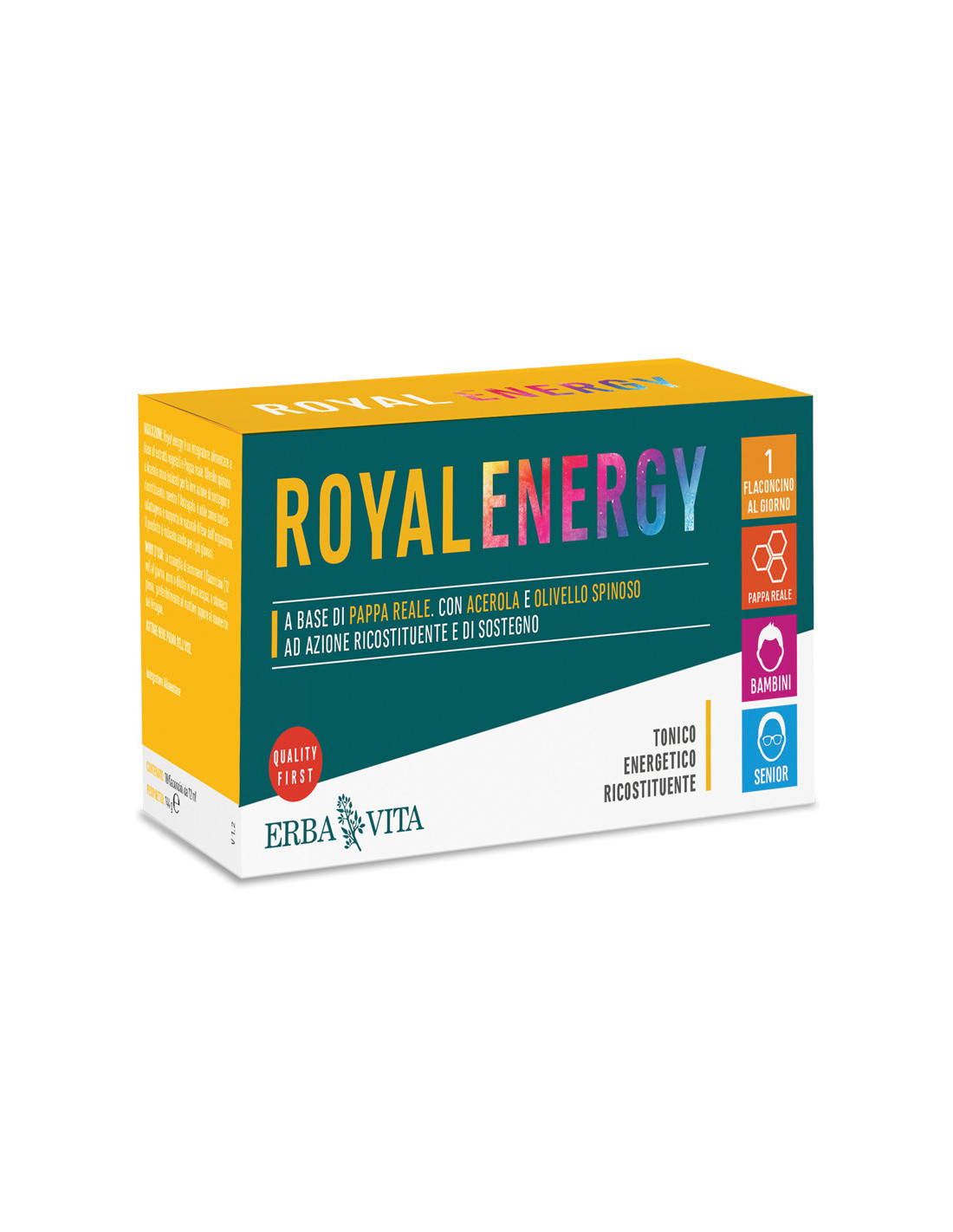 Integratori ricostituenti Royal energy 10 flaconcini | Granfarma