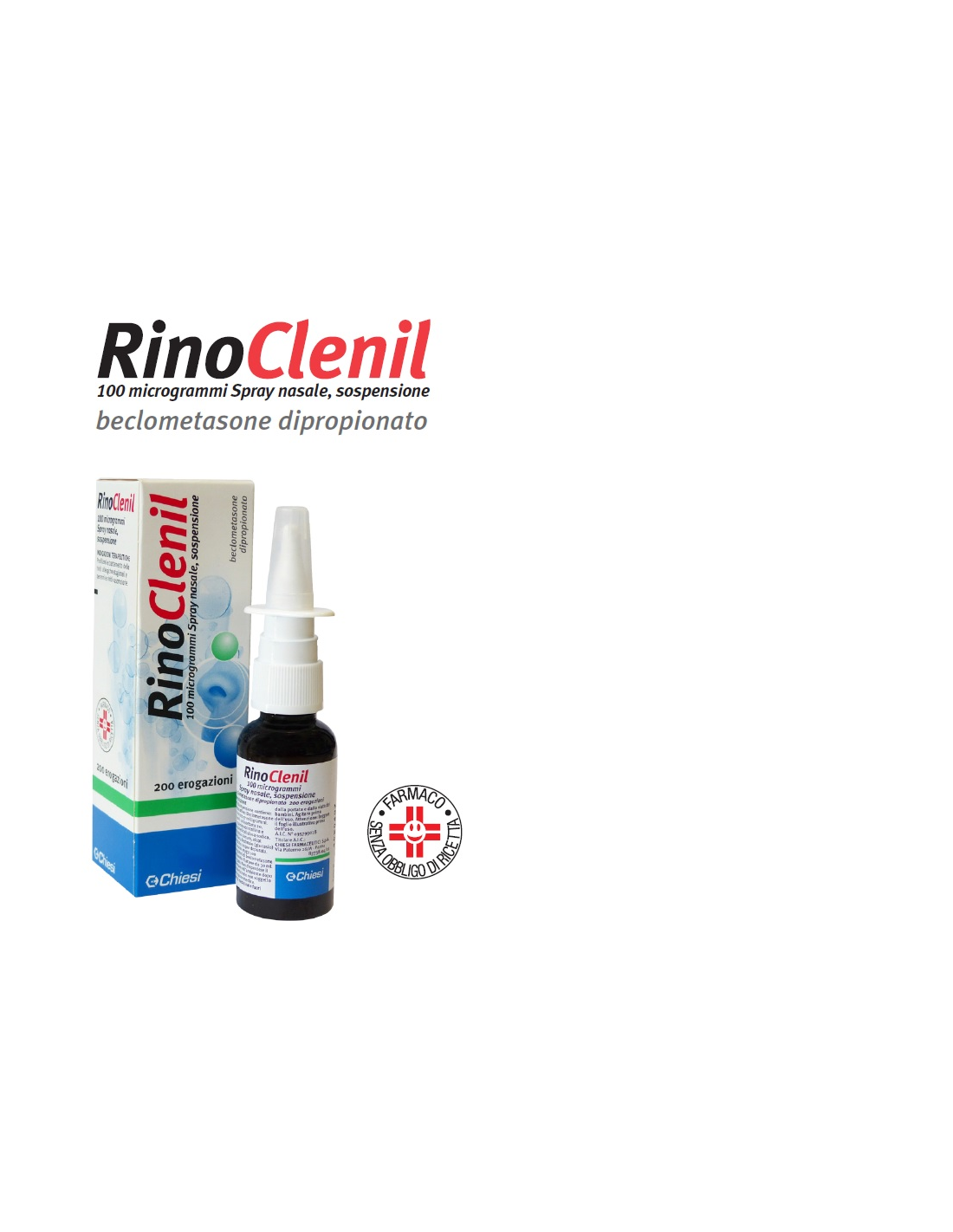 Raffreddore rimedi Rinoclenil 200 dosi spray nasale 100 mcg | Granfarma