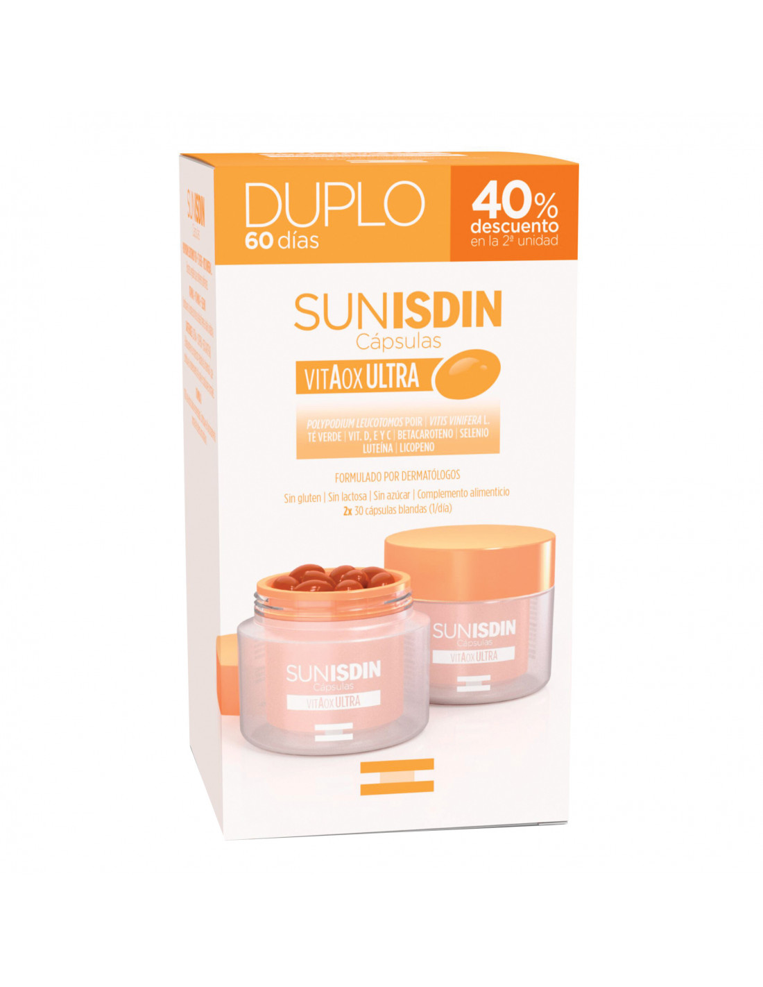 Integratore solare Sunisdin Capsule Trattamento 2 mesi | Granfarma