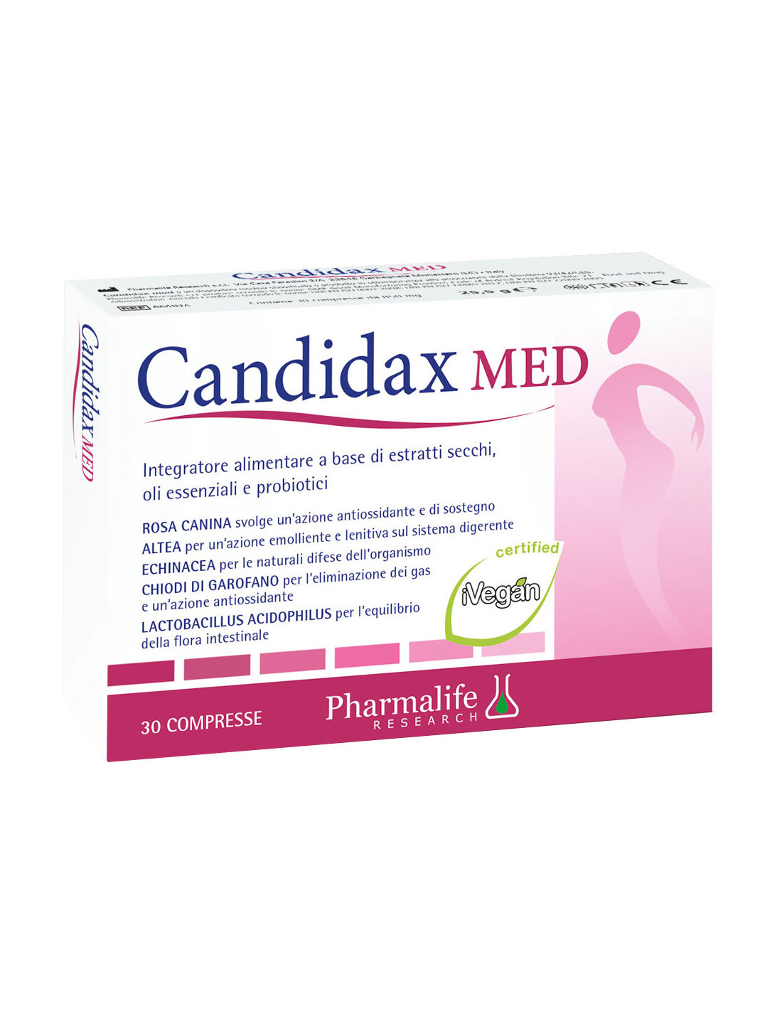Gonfiore intestinale rimedi Candidax med 30 compresse | Granfarma