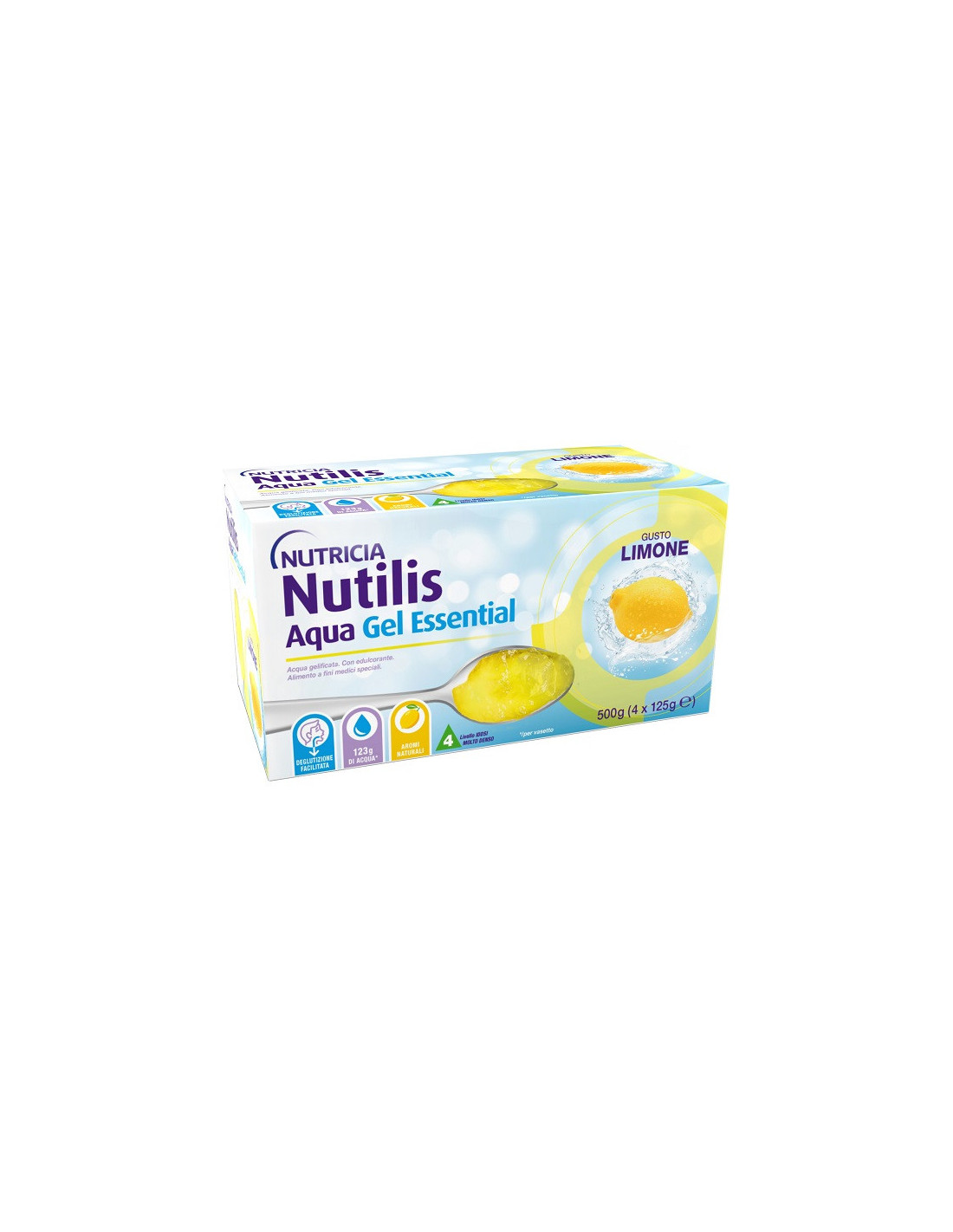 Integratori metabolismo Nutilis aqua gel limone 4 pezzi da 125 g ...
