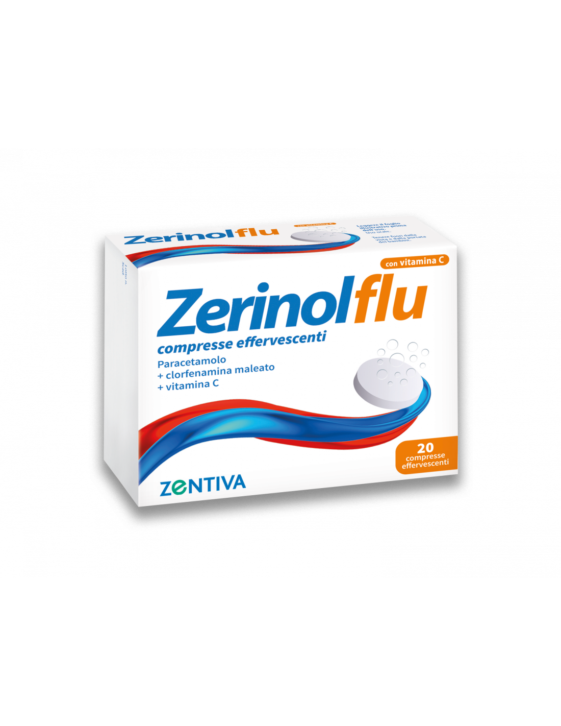RIMEDIO PER FEBBRE E RAFFREDDORE ZERINOLFLU 20 COMPRESSE EFFERVESCENTI ...