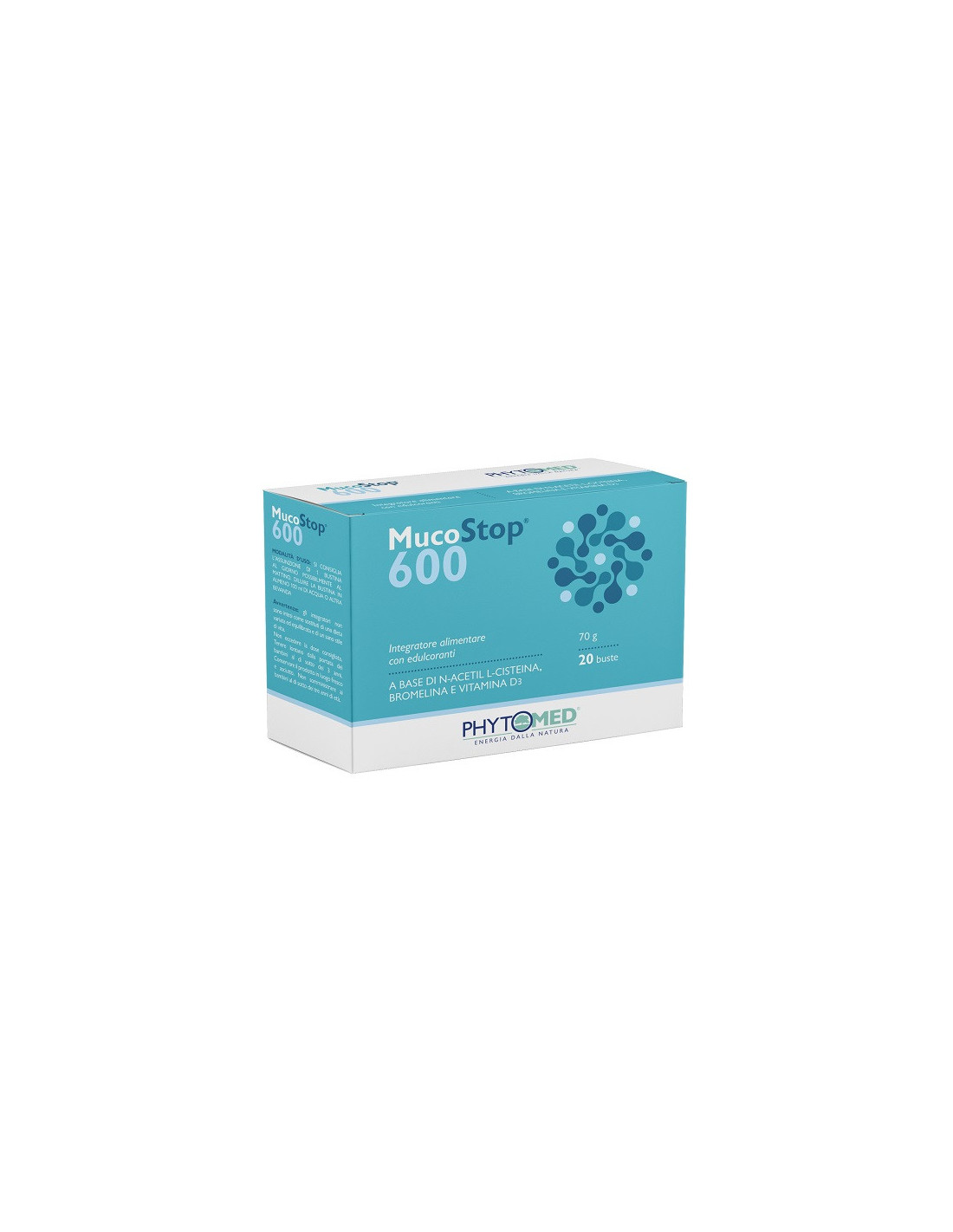 Tosse grassa rimedi Mucostop 600mg 20 bustine | Granfarma