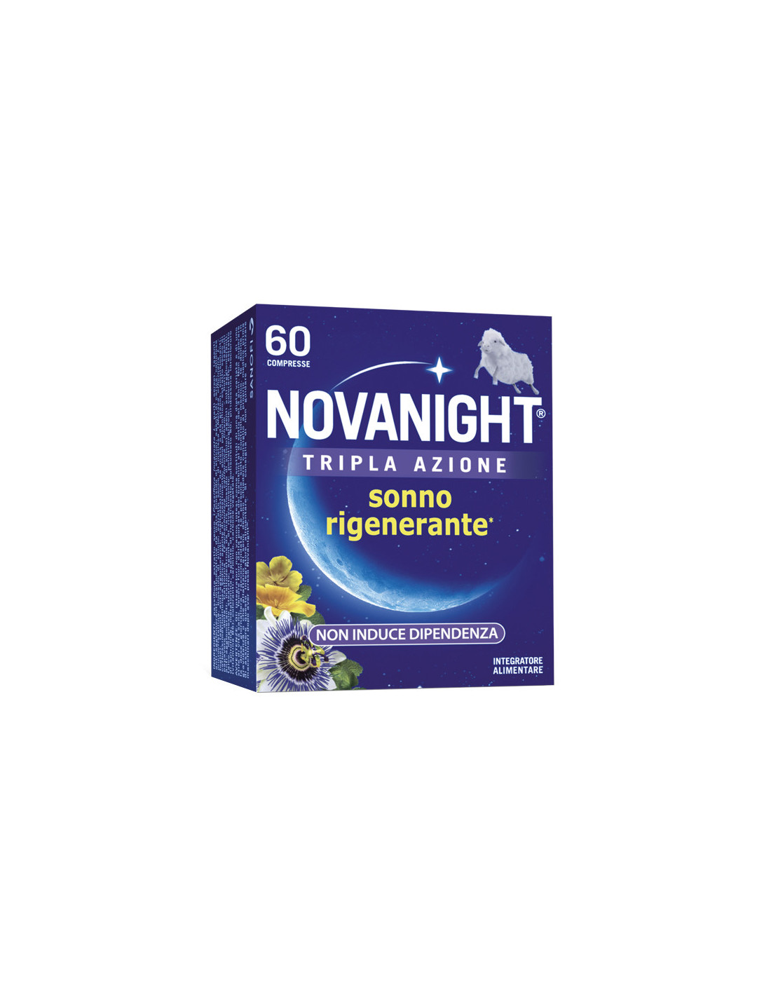 INTEGRATORE PER DORMIRE NOVANIGHT TRIPLA AZIONE SONNO RIGENERANTE 60 COMPRESSE | Granfarma
