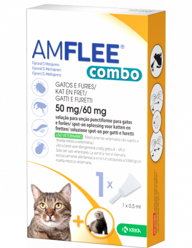 Antiparassitari e Antipulci Amflee combo spot-on soluz 1 pipetta 0,5 ml ...