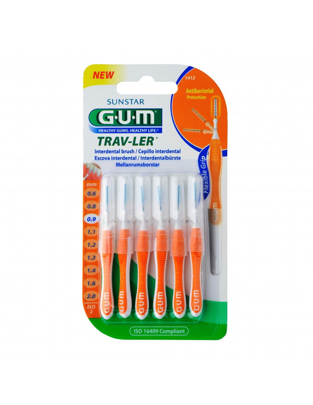 Scovolini dentali Gum trav-ler 0,9 scovolino promo 4 + 2 pezzi | Granfarma