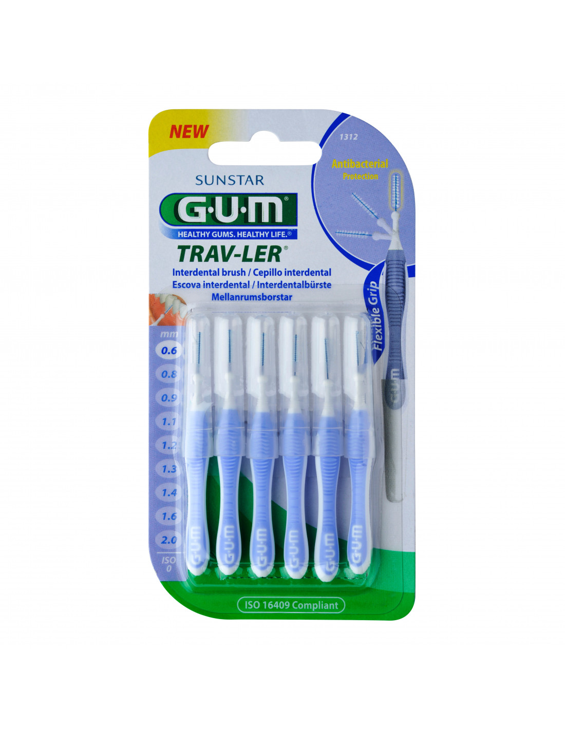 Scovolini dentali Gum trav-ler 0,6 scovolino promo 4 + 2 pezzi | Granfarma
