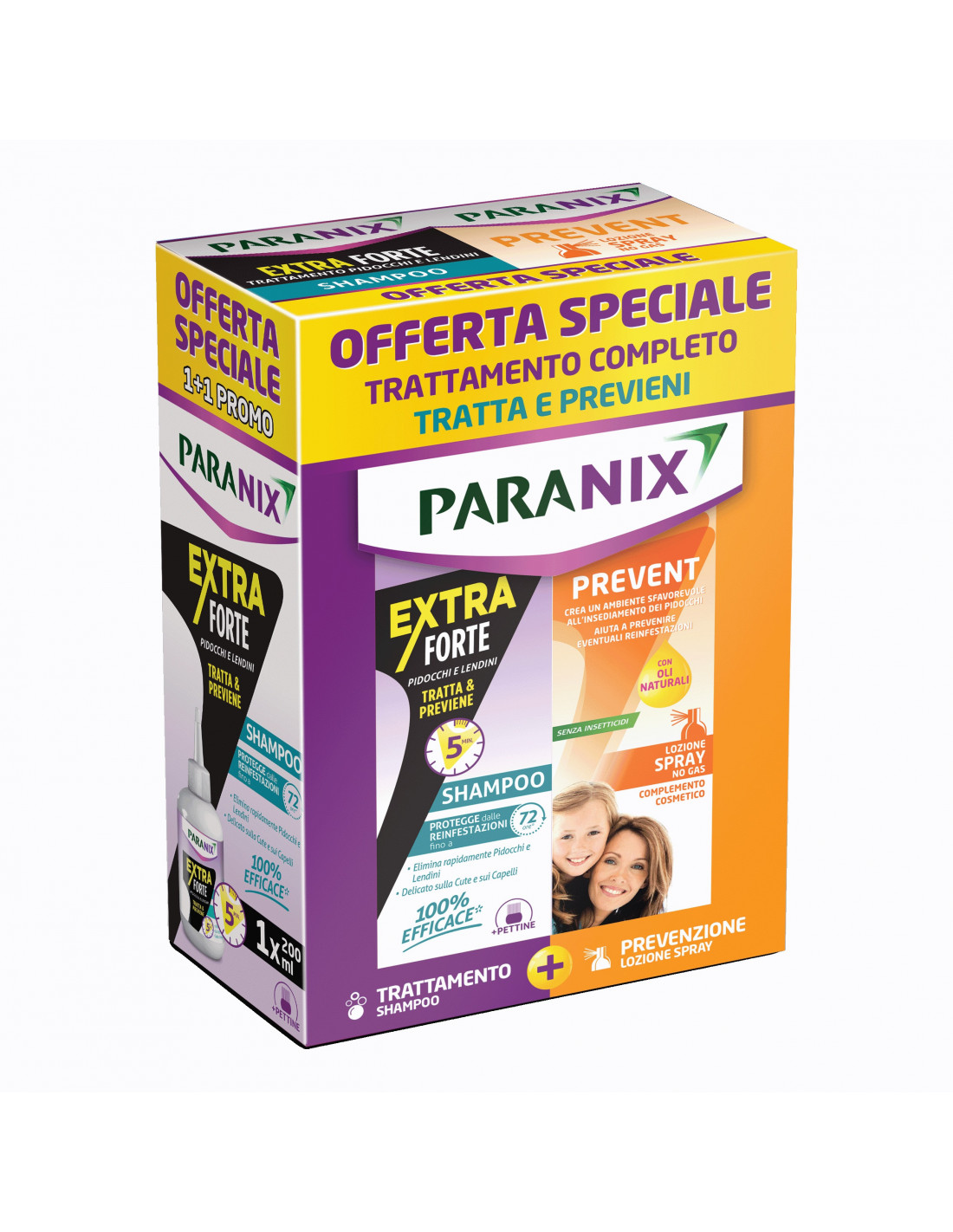 Bibacco Paranix Shampoo Extra Forte + Lozione Spray Preventiva ...