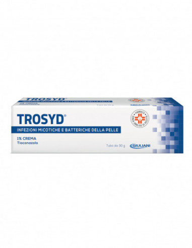 Rimedio per funghi pelle Trosyd Crema Dermatologica 30g 1% | Granfarma