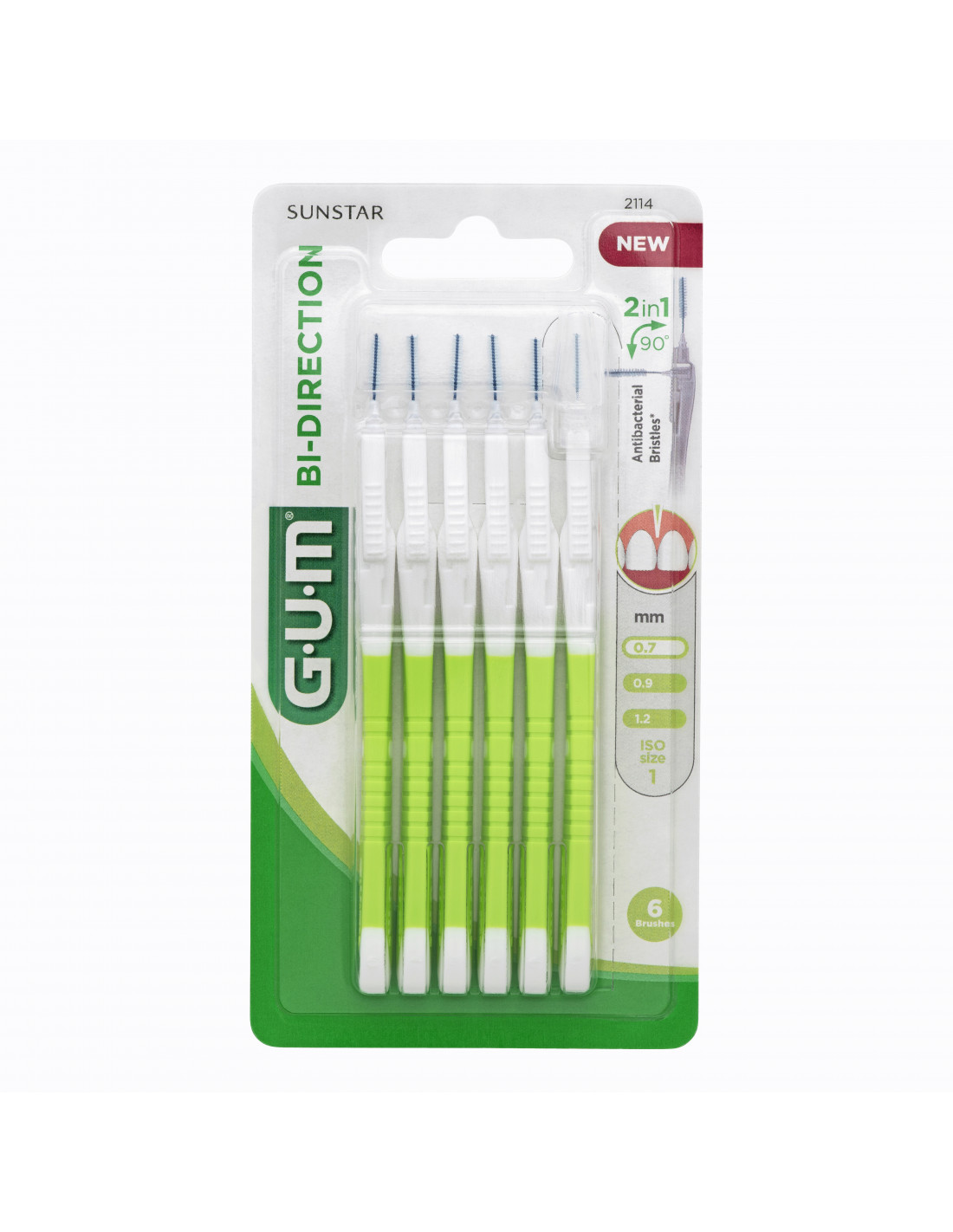 Scovolini dentali Gum bi-direction scovolini punta ultrafine 2114 6 ...